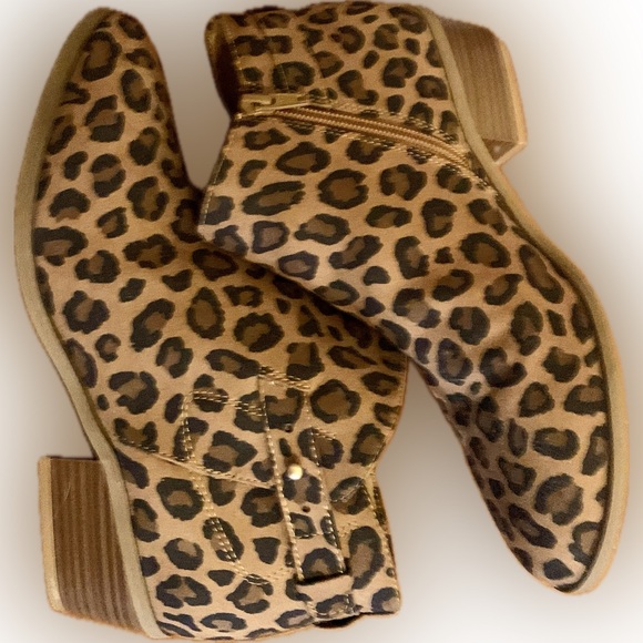 Old Navy | Shoes | Old Navy Ladies Leopard Print Ankle Booties | Poshmark